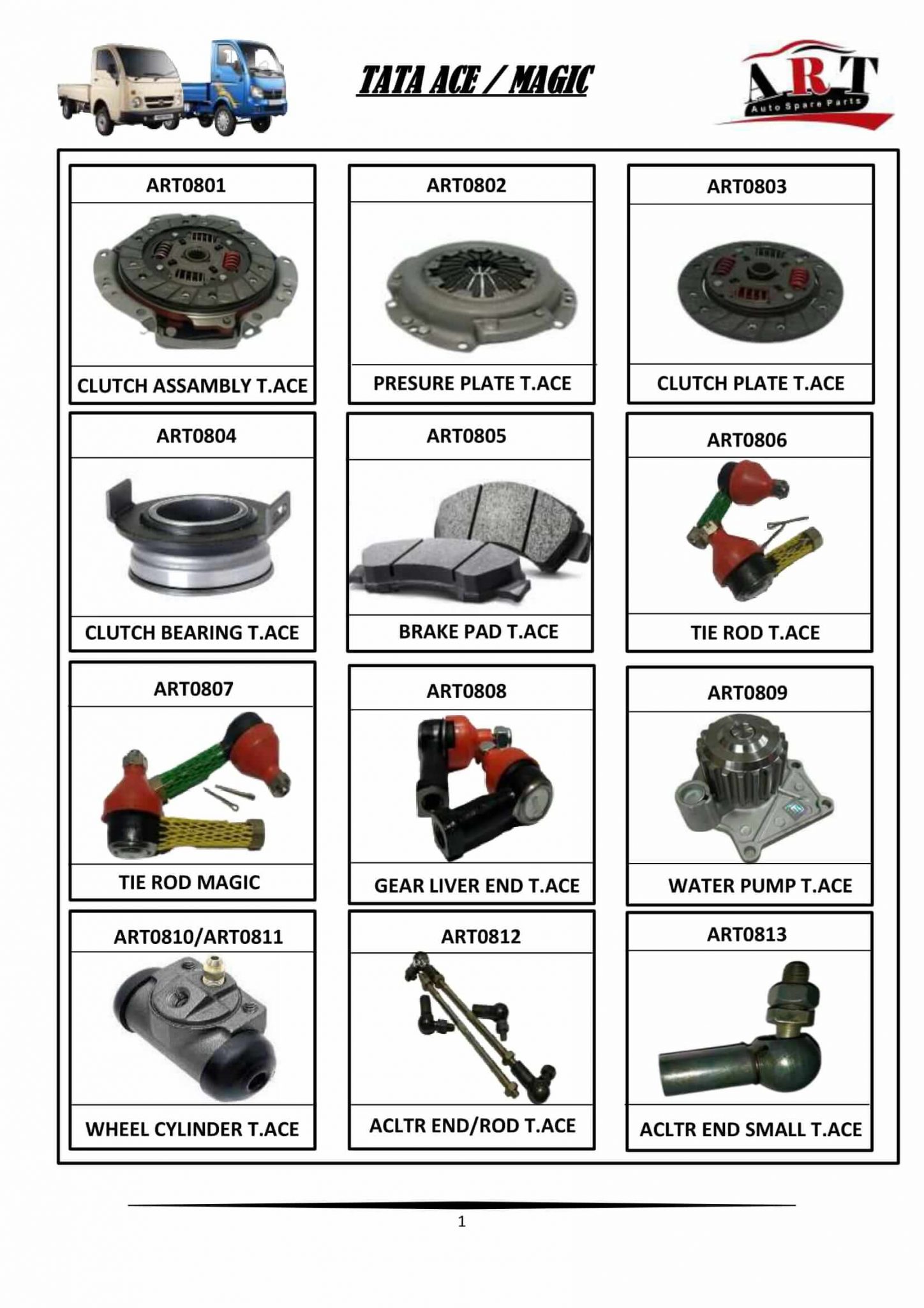 TATA Spare Parts – A R Trading