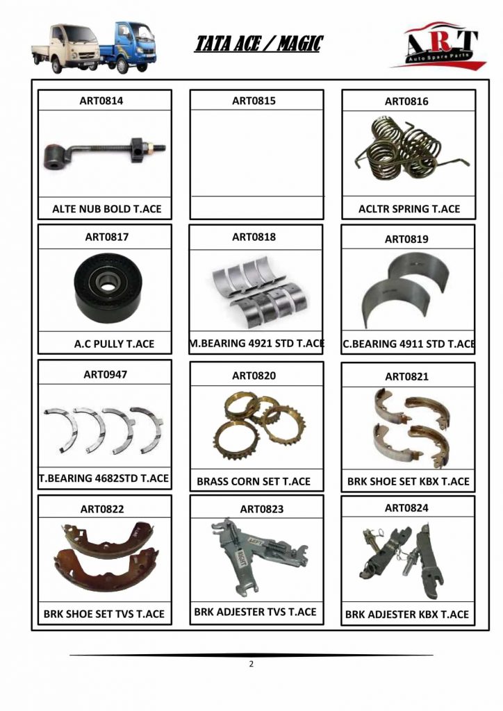 TATA Spare Parts – A R Trading